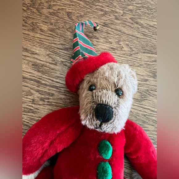GANZ | Holiday | Vintage Jingles Teddy Bear In An Santaelf Suit Cottage ...